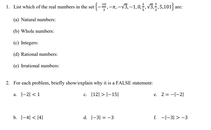 Solved For each problem, briefly show/explain why it is a | Chegg.com