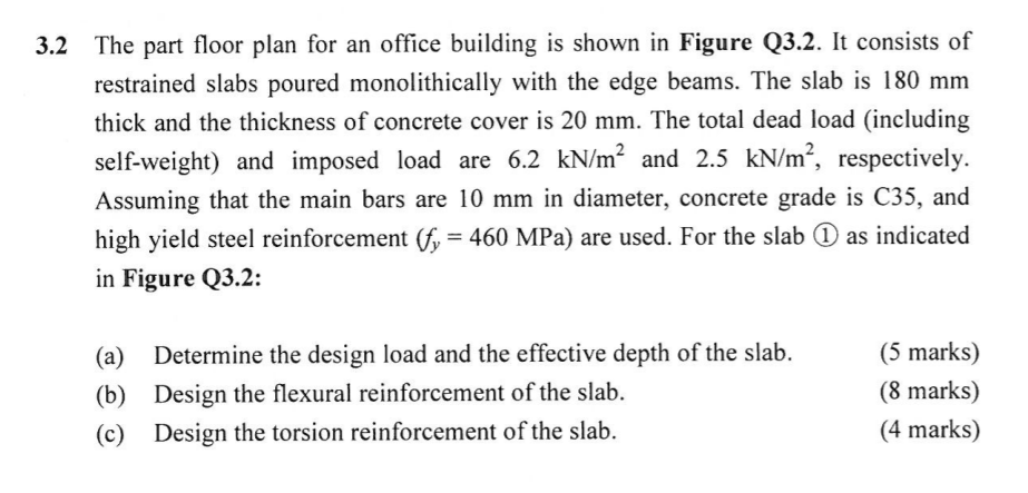 3.2 The part floor plan for an office building is | Chegg.com
