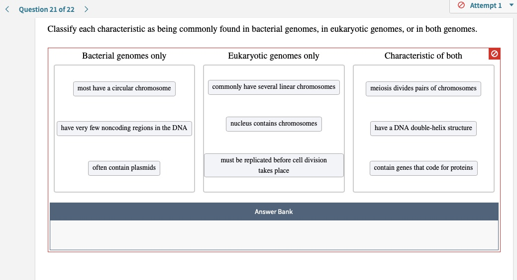 Solved Attempt 1 Classify each | Chegg.com