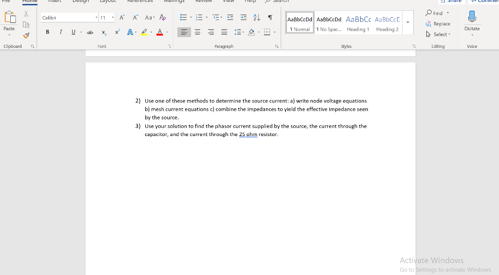 Solved File Home Insert Design Layout References Mailings | Chegg.com