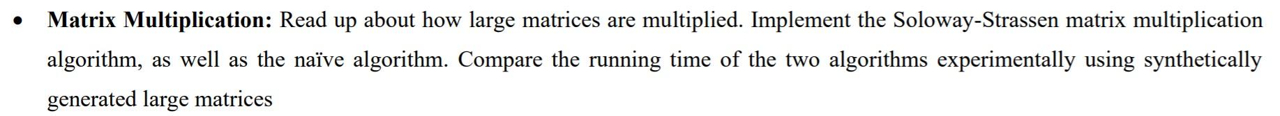 Solved Matrix Multiplication: Read up about how large | Chegg.com