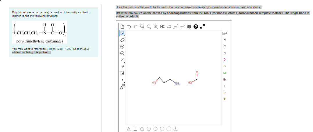 Solved Draw the products that would be formed if the polymer | Chegg.com