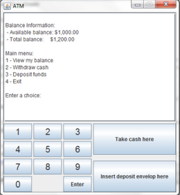 Using NetBeans Create an ATM Simulator with JavaFX | Chegg.com