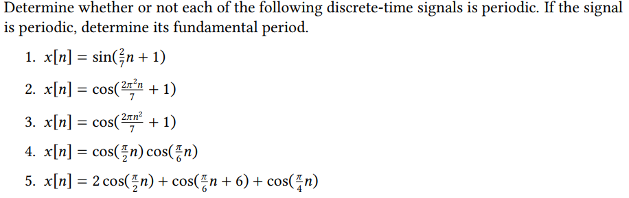 Solved Determine whether or not each of the following | Chegg.com