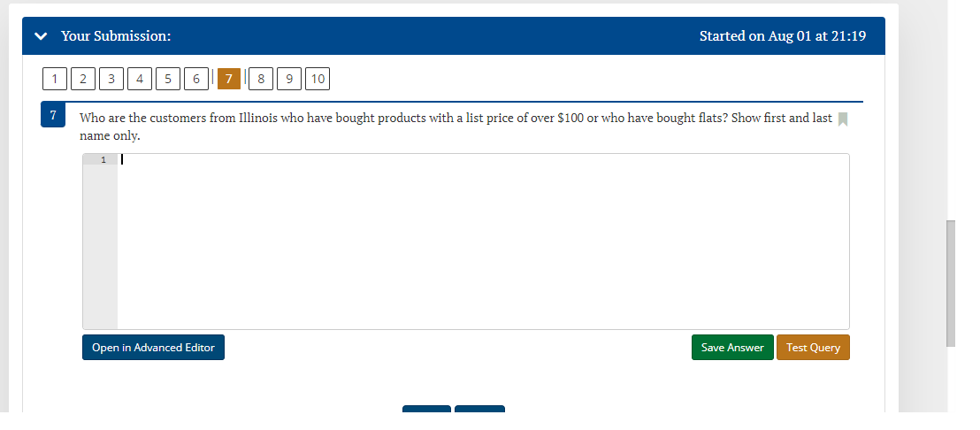 Solved These are queries that use the full Red Cat Database | Chegg.com