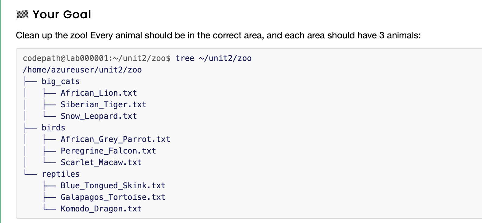 Solved How do your replace and remove the animals in the | Chegg.com