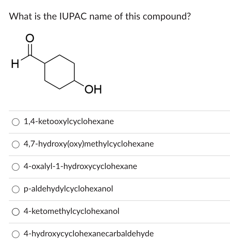 Solved What is the IUPAC name of this compound? I O 5- | Chegg.com