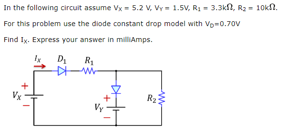 Solved In the following circuit assume | Chegg.com