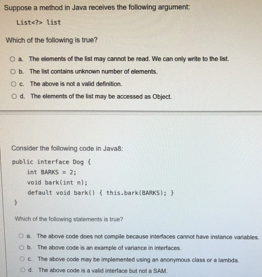 Solved Suppose a method in Java receives the following | Chegg.com