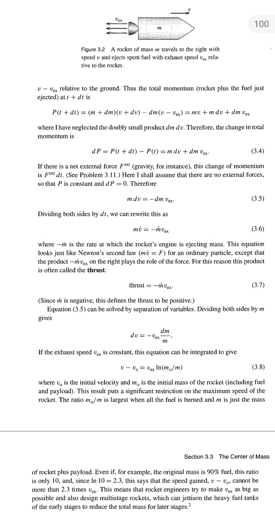 3.2 Rockets 100 A beautiful example of the use of | Chegg.com