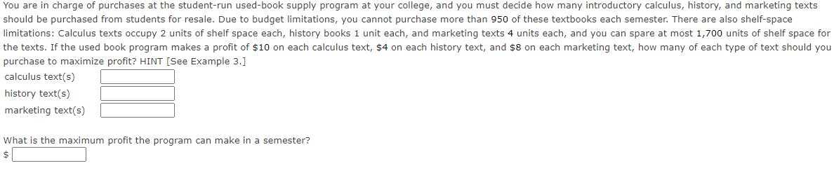 Solved You are in charge of purchases at the student-run | Chegg.com
