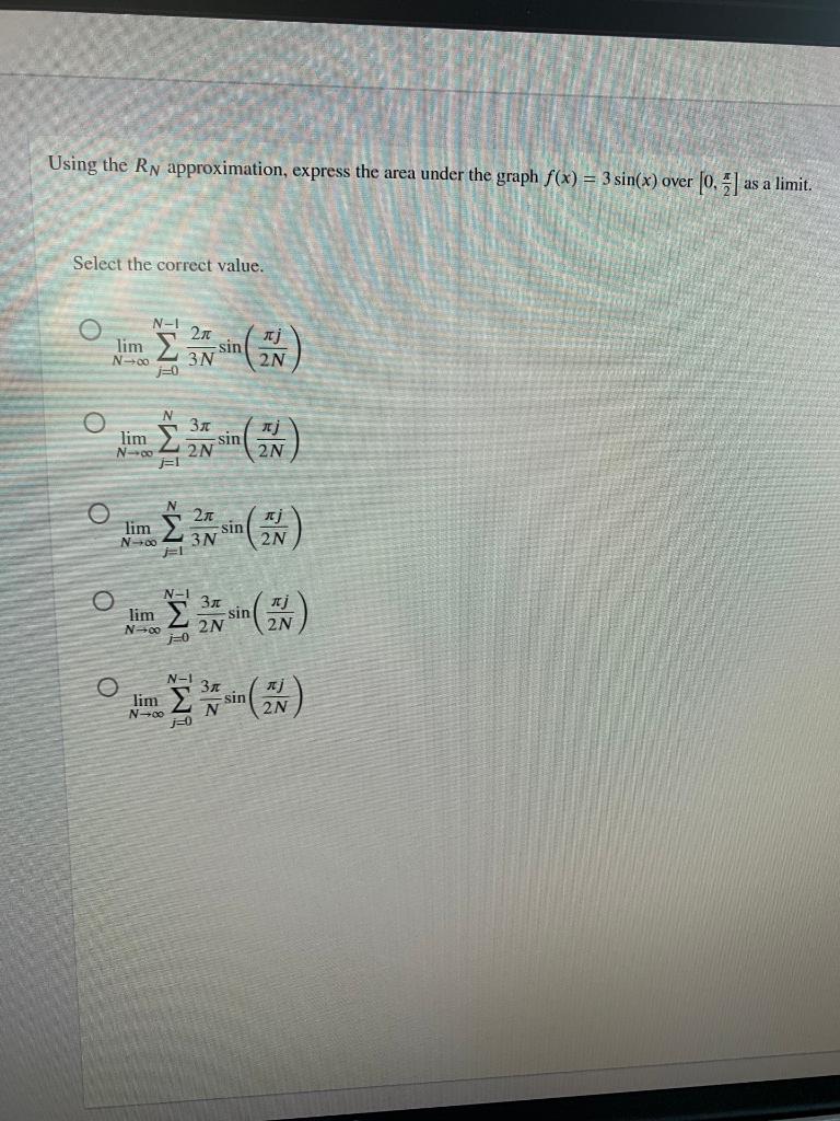 Solved Using the Ry approximation, express the area under | Chegg.com