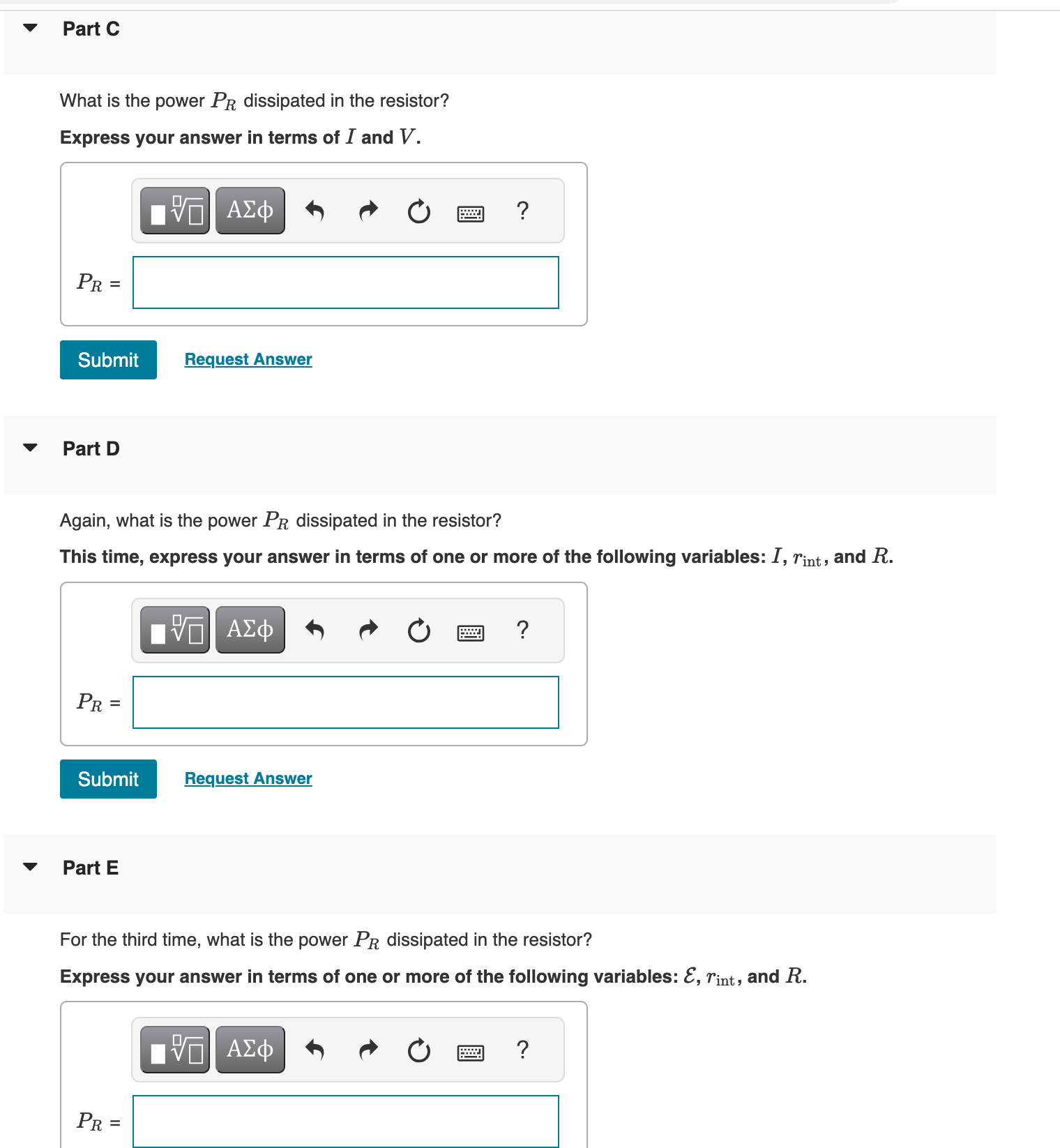 Learning Goal: To understand how to compute power | Chegg.com