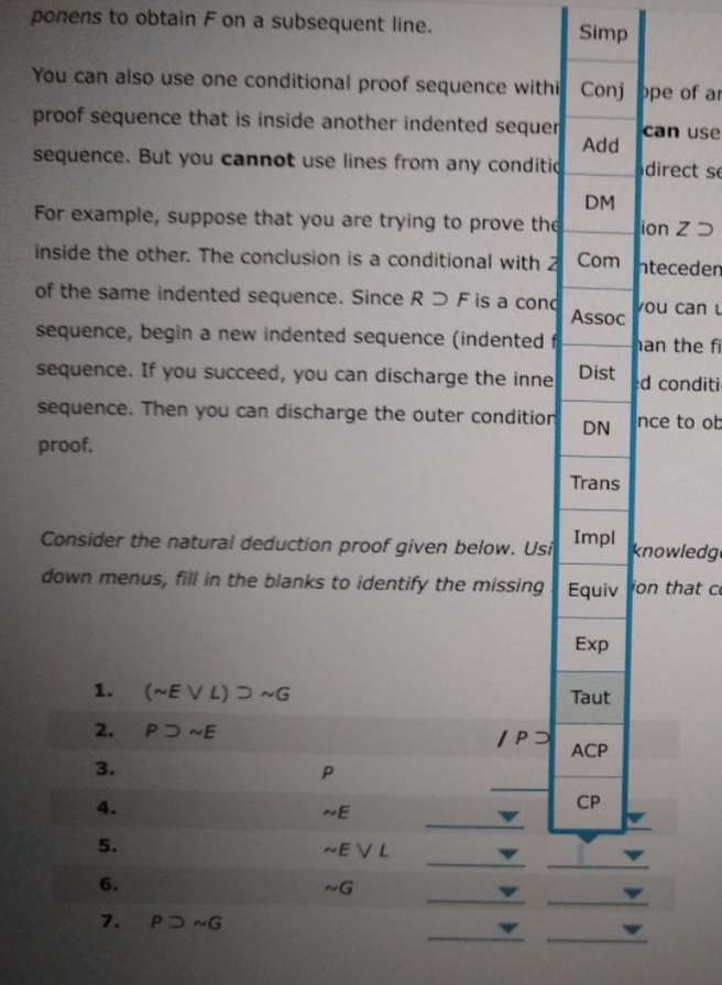 Solved You can use conditional proof when you need to prove | Chegg.com