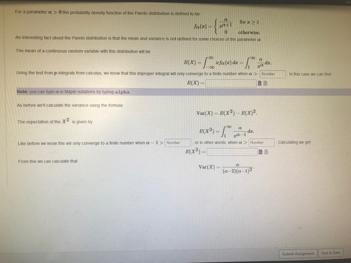 Solved Let's calculate the mean and variance of the Gamma | Chegg.com