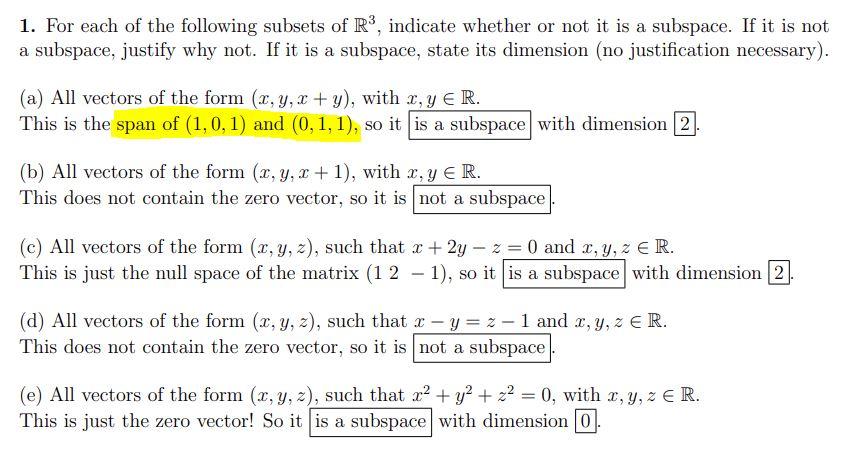 Solved Please explain each of these in more detail. For (a), | Chegg.com