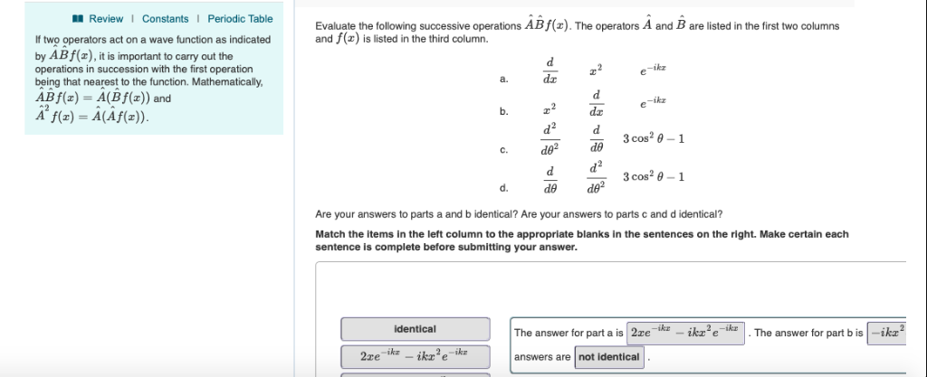 Solved ReviewIConstantsI Periodic Table Evaluate the | Chegg.com