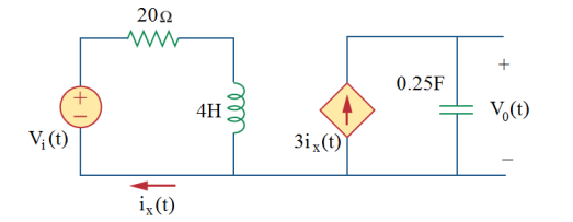 Solved Obtaining the transfer function of the circuit given | Chegg.com