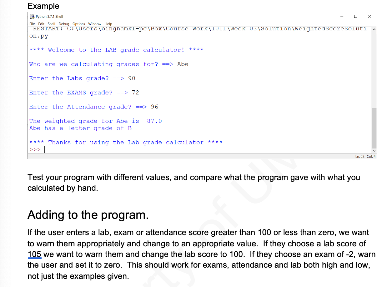 Solved Example Python 371 Shell File Edit Shell Debug 3208