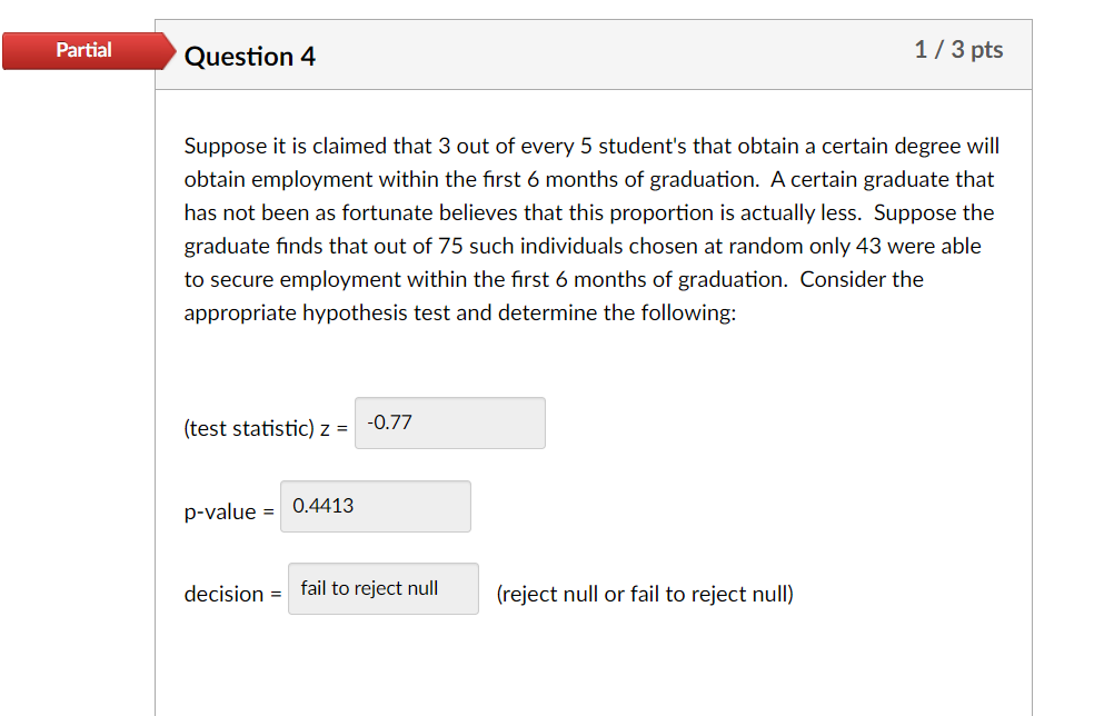 Solved Question 4Suppose it is claimed that 3 ﻿out of every | Chegg.com