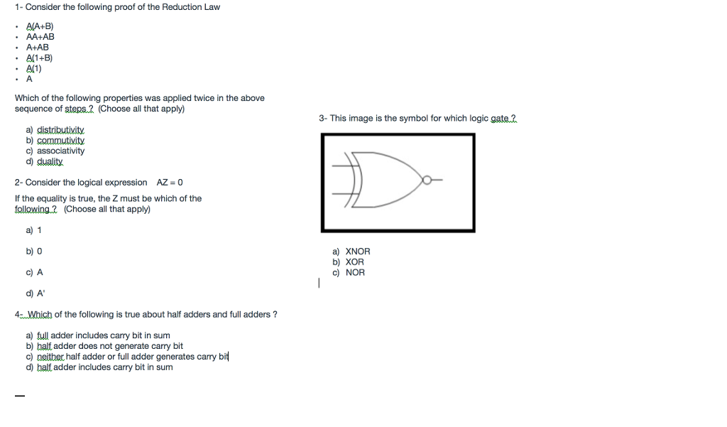 Solved 1- Consider the following proof of the Reduction Law | Chegg.com