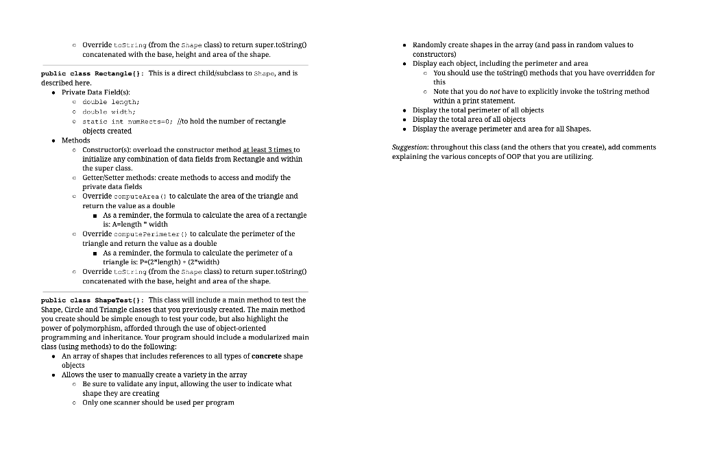 Solved [CSE 007] Lab 11: Classes, Inheritance & Polymorphism | Chegg.com