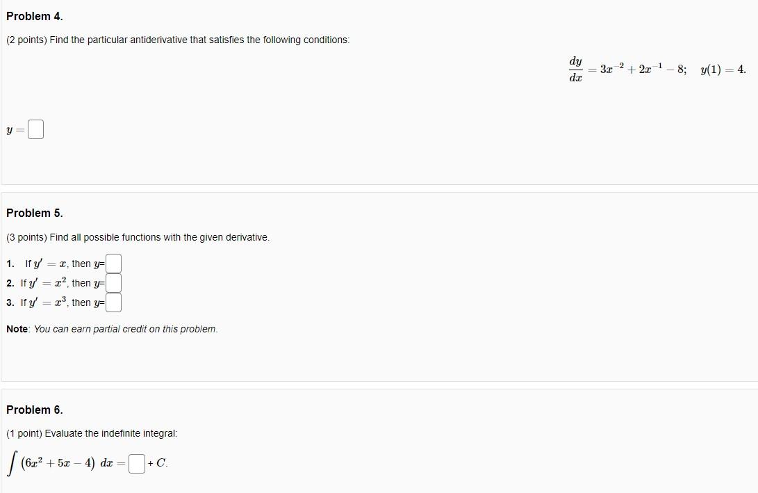 Solved Problem 4. (2 points) Find the particular | Chegg.com Solved Problem 4. (2 points) Find the particular | Chegg.com