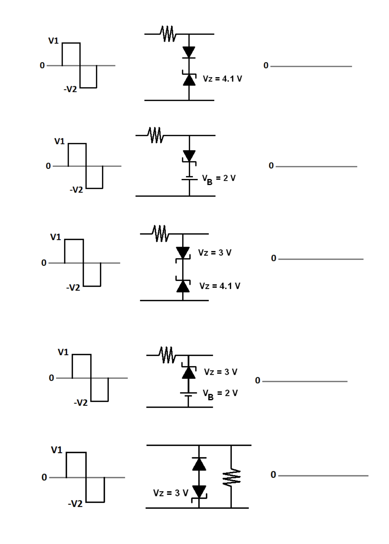 Solved Q3 : Find the output of the following circuits. | Chegg.com