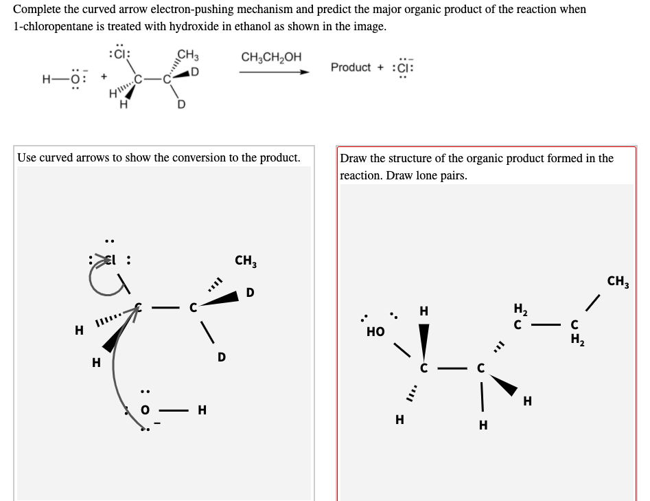 Solved Complete the curved arrow electron-pushing mechanism | Chegg.com