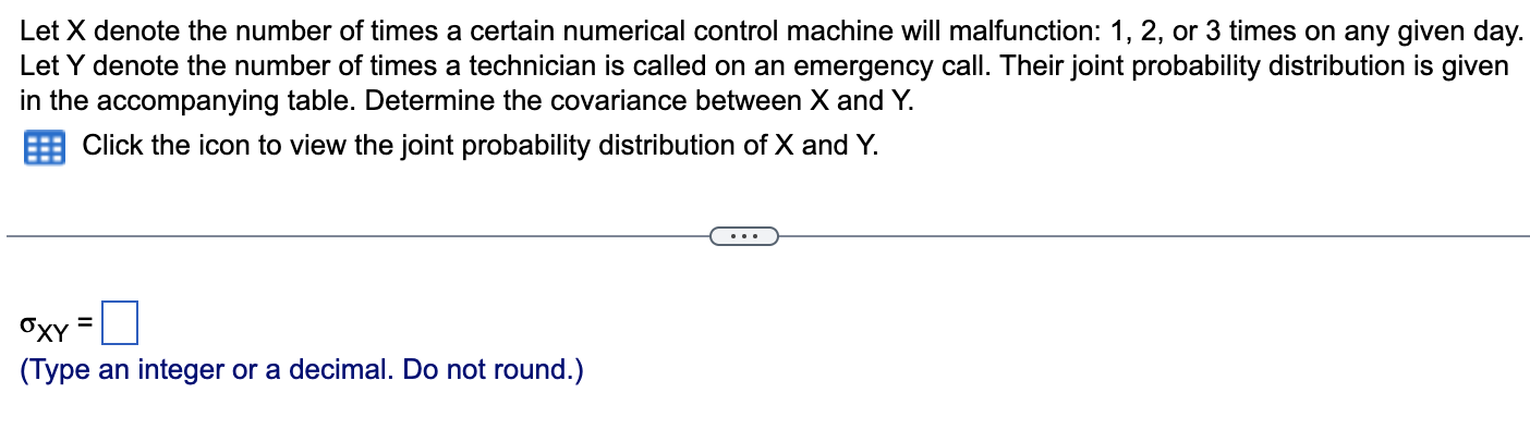 Solved Let X denote the number of times a certain numerical | Chegg.com