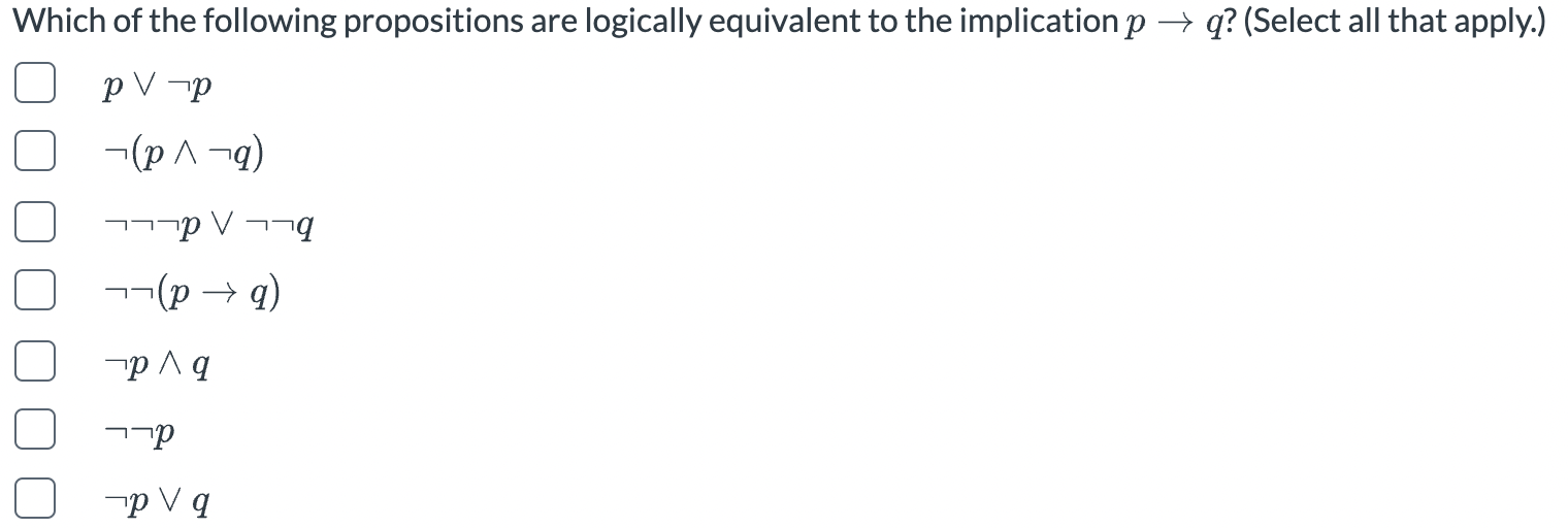 Which of the following propositions are logically | Chegg.com