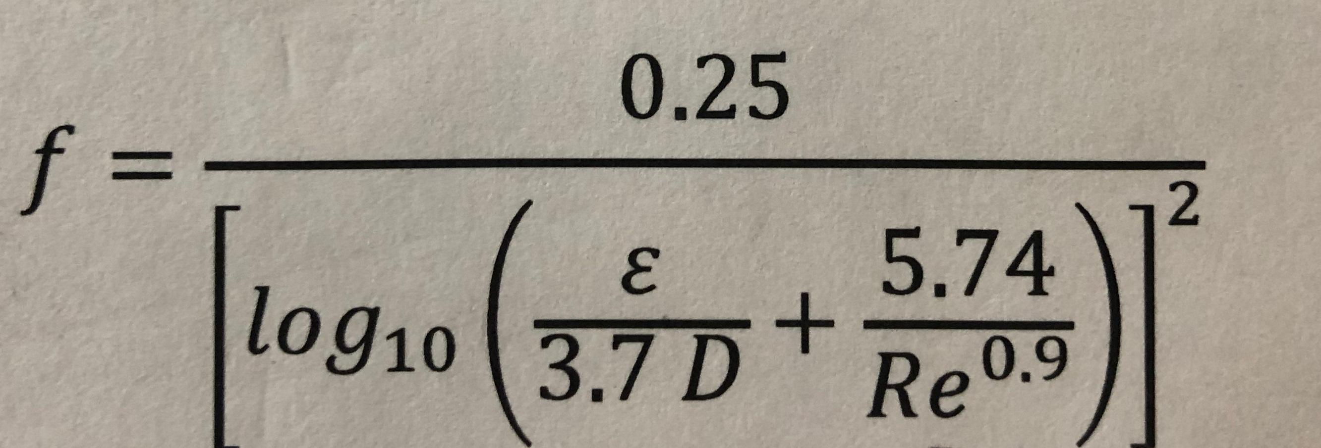 Solved How do I get the relative roughness (Epsilon / D) | Chegg.com