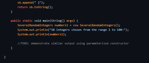 Solved 1 import java.util.ArrayList; 2 3 public class | Chegg.com