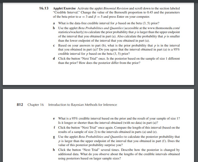 Please answer all parts. You just have to use applets | Chegg.com