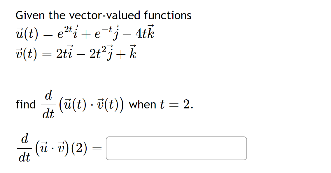 Solved Given the vector-valued functions Find the unit | Chegg.com