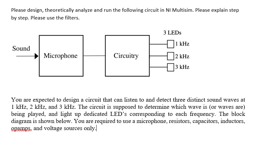 Solved Please design, theoretically analyze and run the | Chegg.com