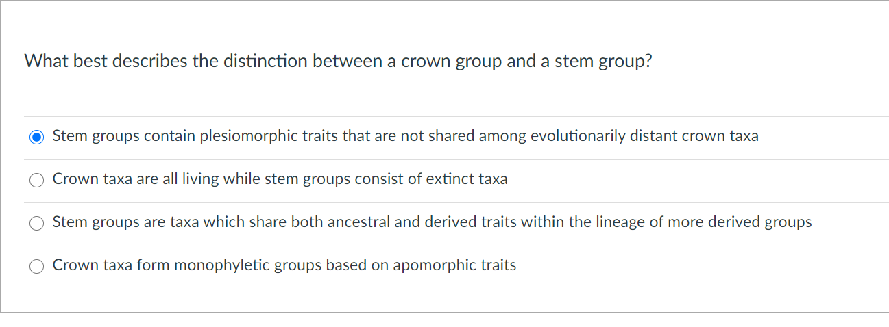 Solved What best describes the distinction between a crown | Chegg.com