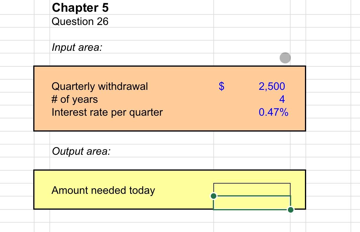 Solved LO1 26. Calculating Annuity Present Values Beginning | Chegg.com