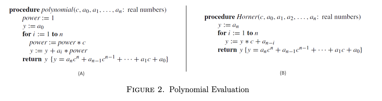 Solved Given the two pseudocodes A and B in Figure 2 ﻿that | Chegg.com