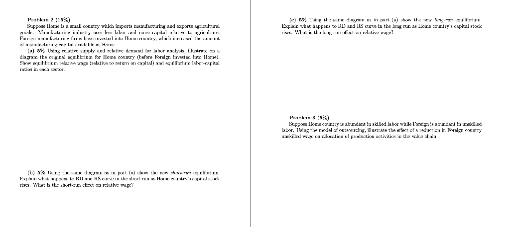 Solved Problem 2(15%) (c) 5% Using the same diagram ag in | Chegg.com