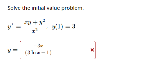 Solved Solve the initial value problem. | Chegg.com