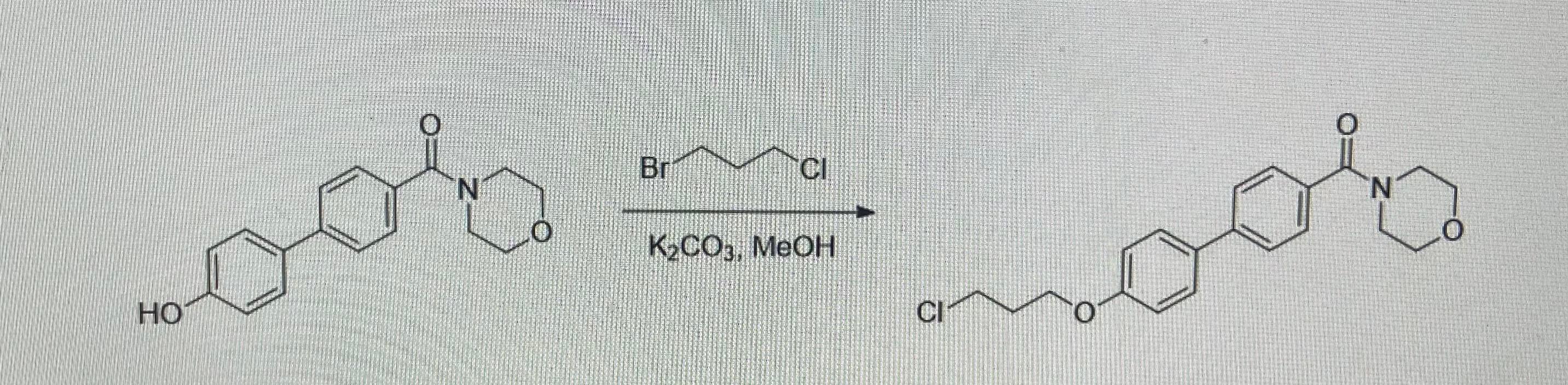 Solved O CI N N 0 K2CO3. MeOH HO CI O | Chegg.com