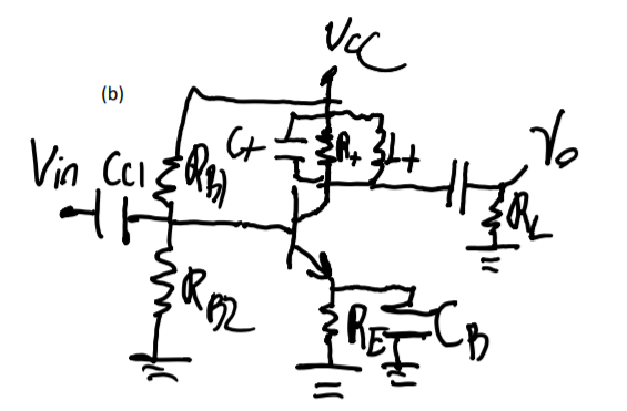 Solved Using the expanded hybrid pi model find the voltage | Chegg.com