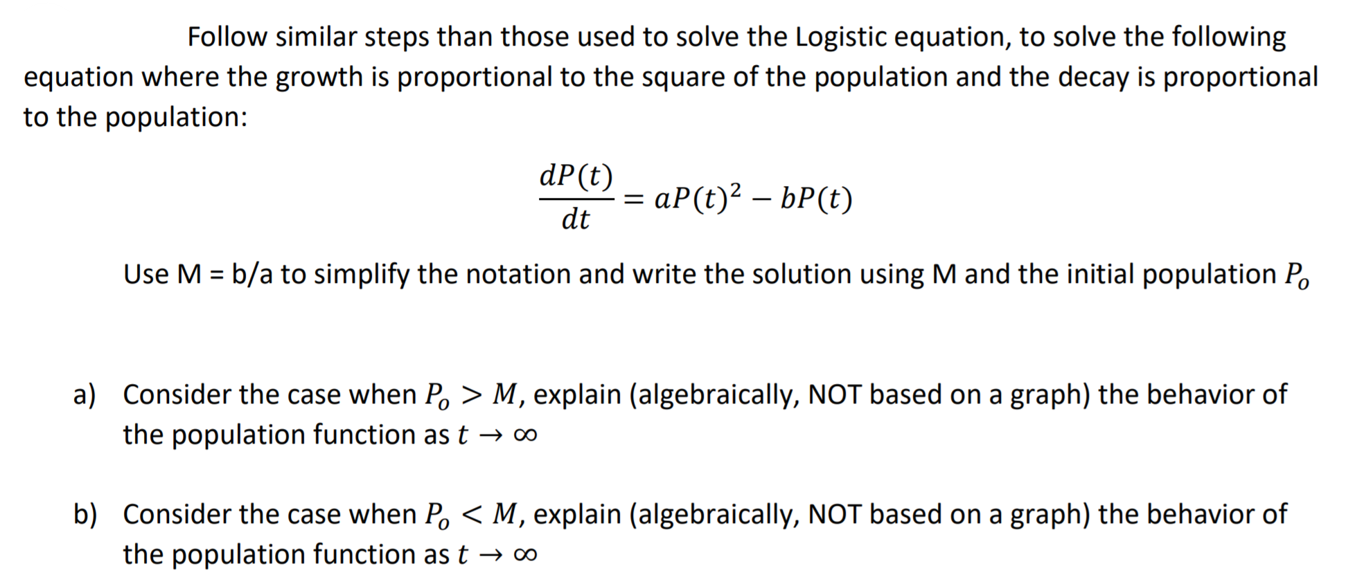 Solved Follow similar steps than those used to solve the | Chegg.com