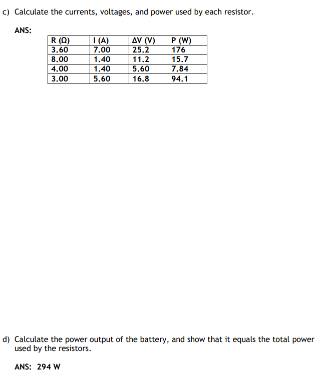 Solved PHY 222 CHAPTER #27 - PRACTICE PROBLEM #2 RESISTORS | Chegg.com