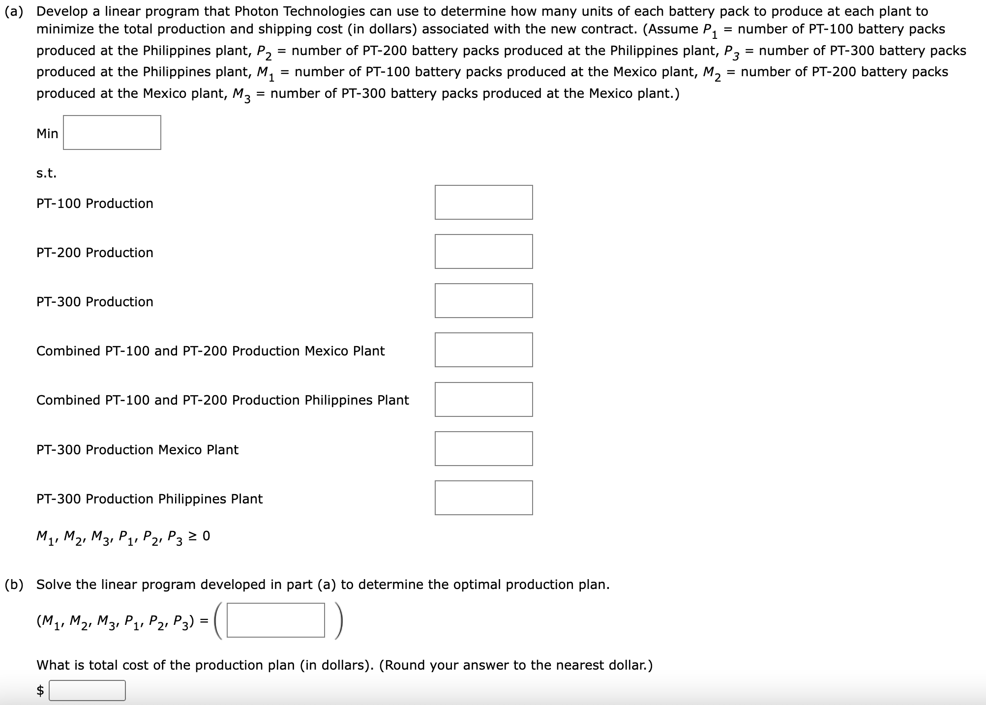 Solved Photon Technologies, Inc., a manufacturer of | Chegg.com
