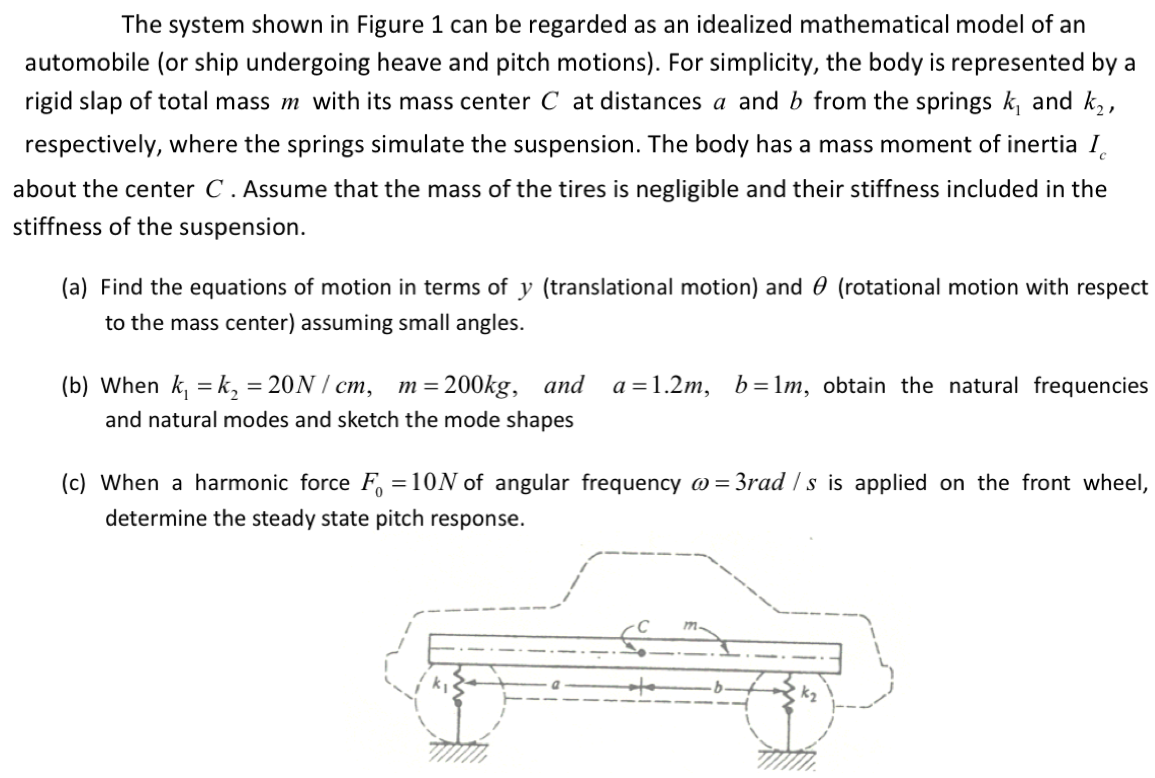 Solved The system shown in Figure 1 can be regarded as an | Chegg.com