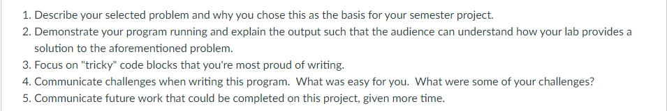 Solved Self-selected lab that solves some problem All source | Chegg.com