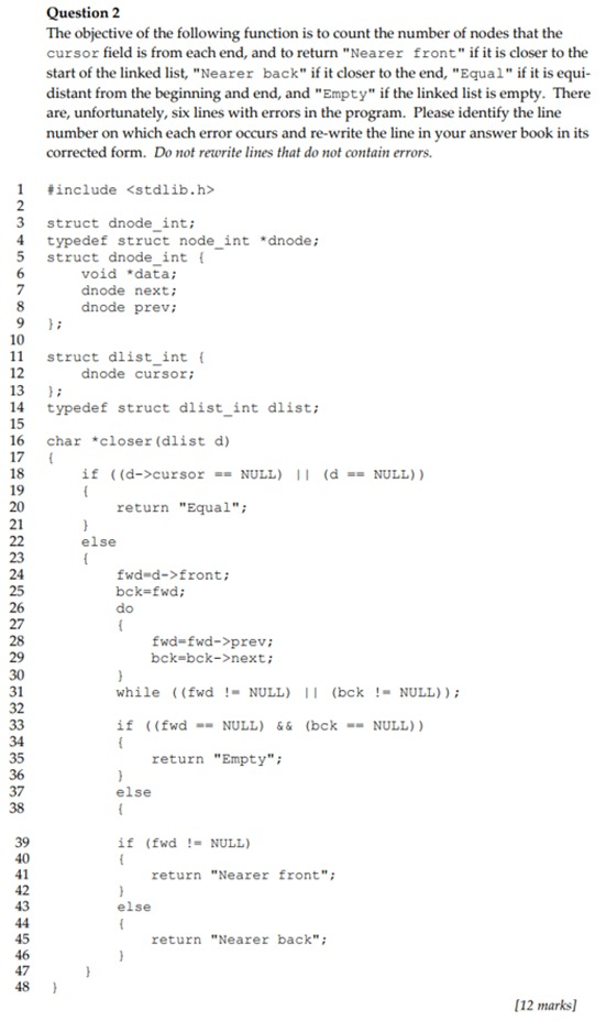 Solved Question 2 The objective of the following function is | Chegg.com