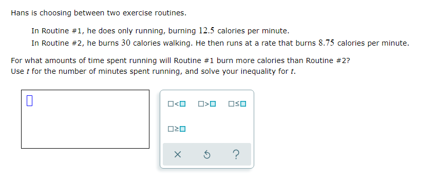 Solved Hans is choosing between two exercise routines. In | Chegg.com
